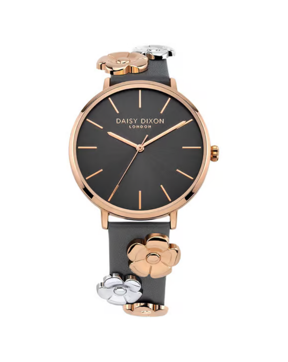 Daisy Dixon London Rose Gold Grey Dial Ladies Watch - DD160ERG ...