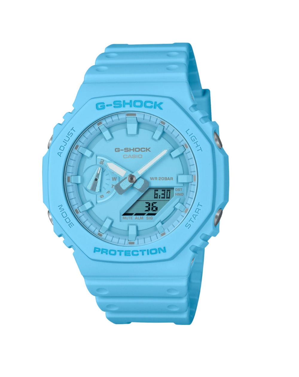 G-Shock “Baby blue” Casioak Unisex Watch - GA2100-2A2 – Cosmoshop