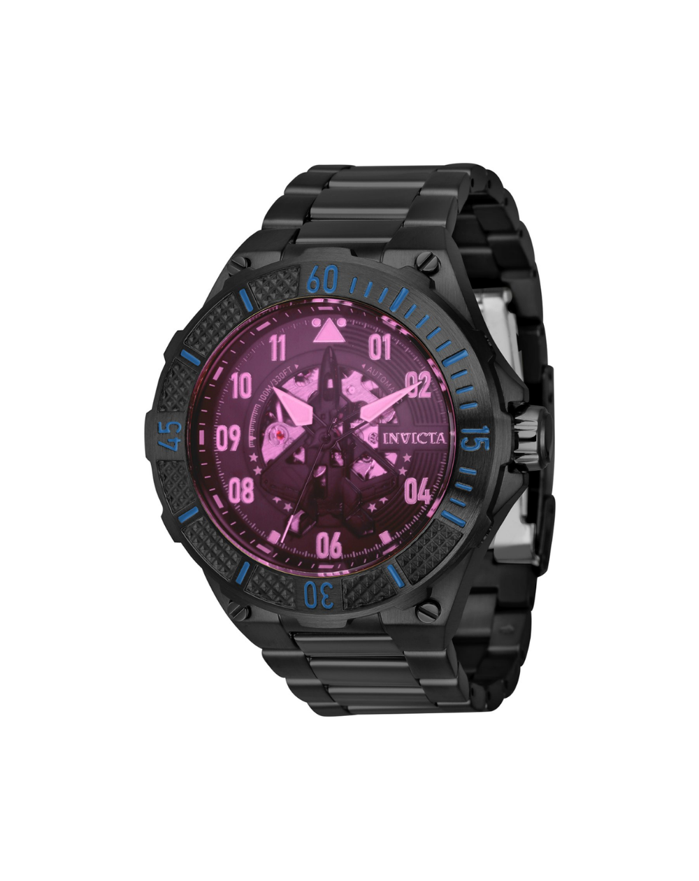 Invicta Aviator Stealth Pilot Oversized Automatic Men's Watch - 39918 ...