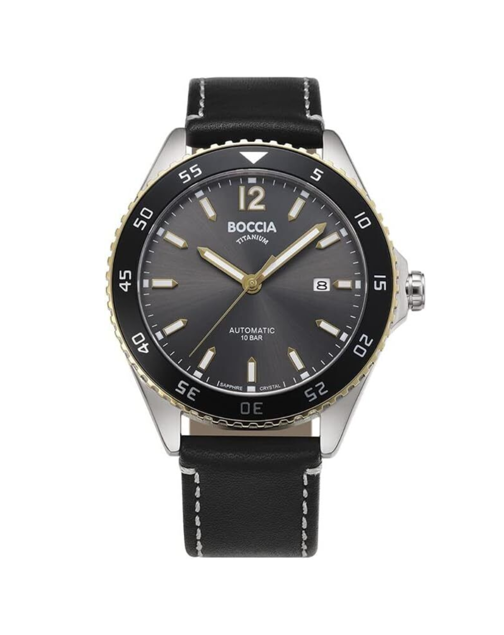 Boccia Titanium Gold Plated Automatic Men's Watch - 3653-03 – Cosmoshop NZ