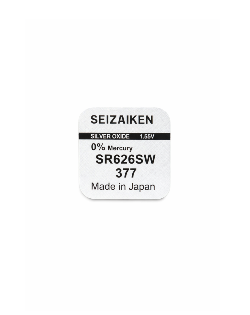 Seiko Seizaiken Japanese Watch Battery - SR626SW (SINGLE) – Cosmoshop NZ