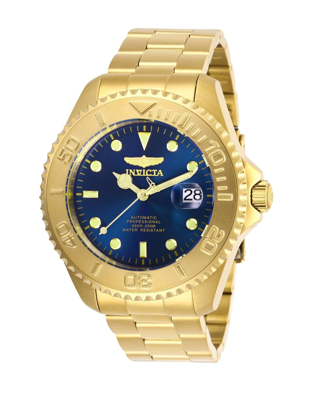 Invicta Pro Diver Automatic Gold Men's Watch - 26997 – Cosmoshop NZ